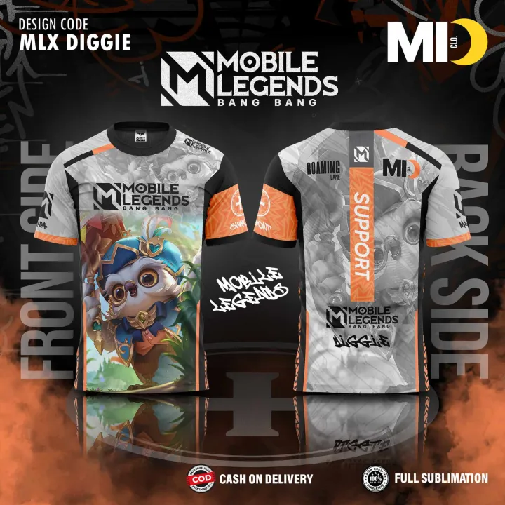 NEW Design Career - GAMING MOBILE LEGEND SUPPORT Full sublimation ...