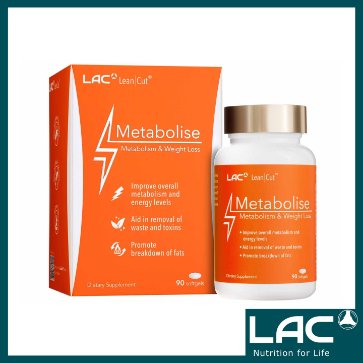 LAC leancut metabolise metabolism & weight loss 90SG (best by: January ...