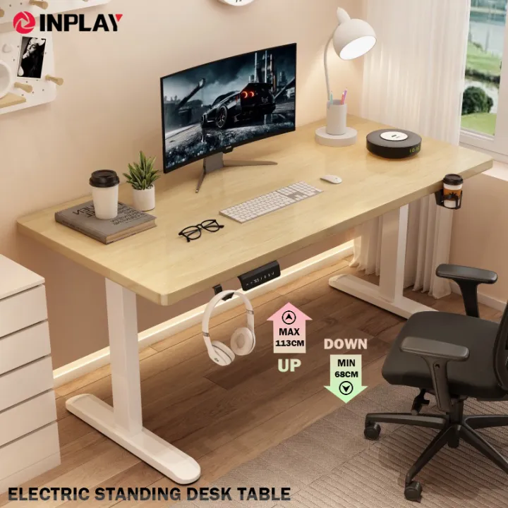 Inplay EK-120A Electric Standing Desk Table Adjustable Height Memory ...