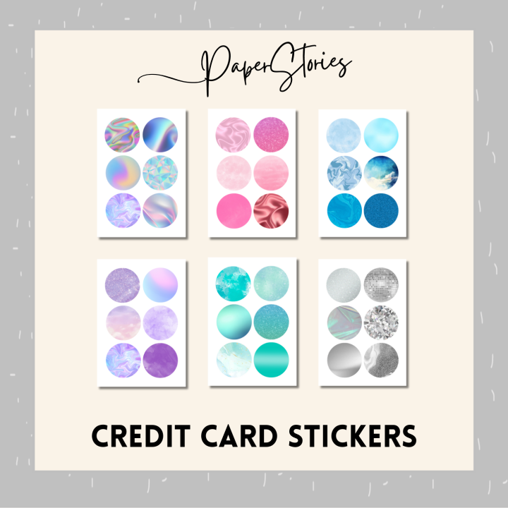 Credit Card Cover Sticker Protection CVV | Anti-Theft Waterproof ATM ...