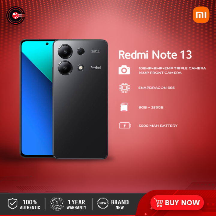 Xiaomi Redmi Note 13 8Gb+128Gb | 8Gb+256Gb | Lazada PH