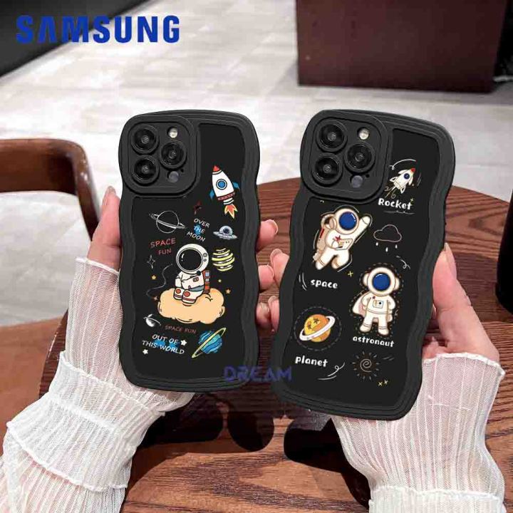 [GH03] SOFTCASE GELOMBANG HITAM MOTIF ASTRONOT LUCU SAMSUNG A04 A10S A01 A02S A34 33 A32 A50 A51 ...