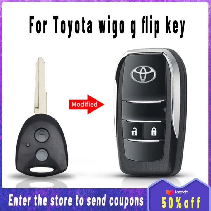 Xuming Cod Modified Flip Key for Toyota Wigo G Flip Key Remote Shell ...