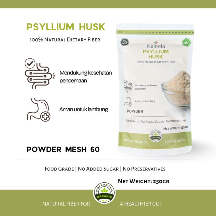 Psyllium Husk Premium 250g Tinggi Serat Alami Berkualitas cocok untuk ...