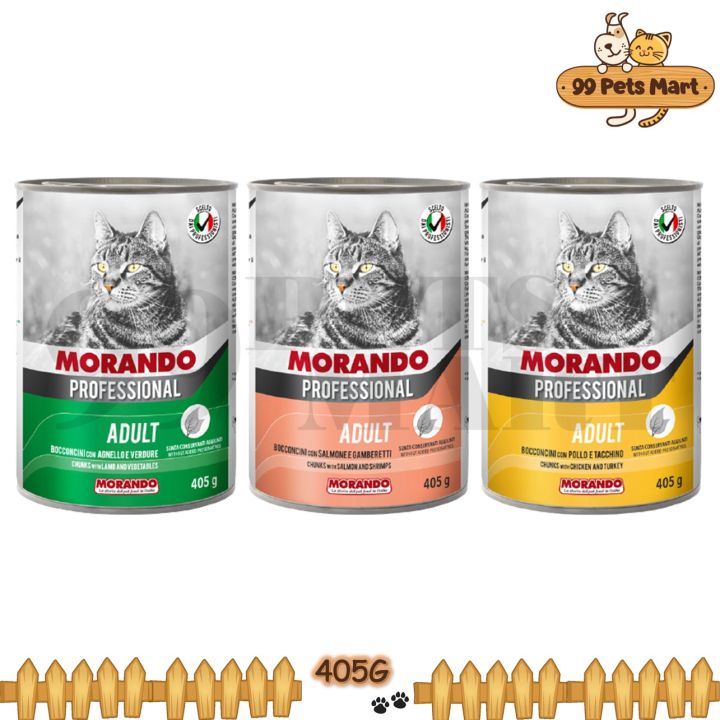 Morando Professional Chunks Cat Canned Food 405G - Cat Can Food / Wet ...
