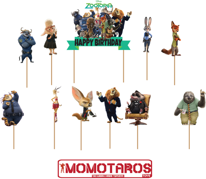 Cake topper Zootopia Disney | Lazada Indonesia