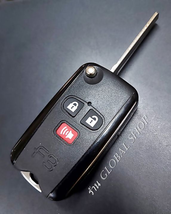 กรอบกุญแจพับ โตโยต้า Toyota Altis Vios Key แบบ 3 ปุ่ม (( สินค้าส่งจากใน ...