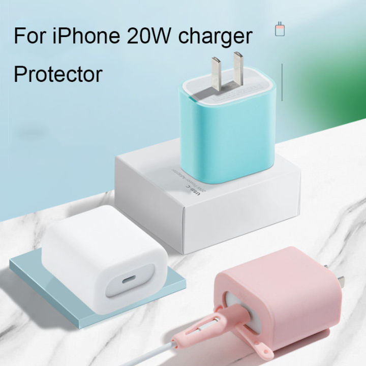 Cable Protector For iPhone 12 Fast Charging 18/20W Charger Head ...