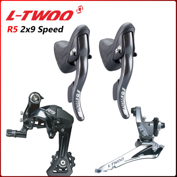 LTWOO R5 2x9 Speed 18s Road Bike Shifter Rear Derailleurs Front Derailleurs LTWOO Groupset Bike ...