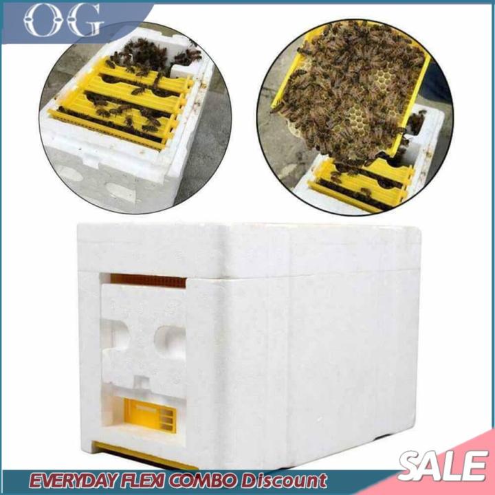【OG】 Honey Beehive Frames Beekeeping Box Bee Hive King Pollination Box ...