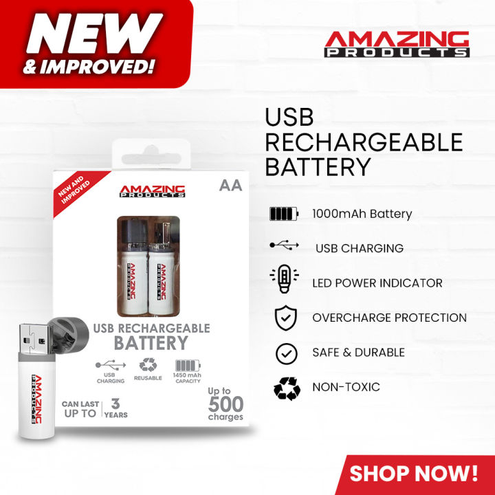 Double A Rechargeable Battery | Lazada PH