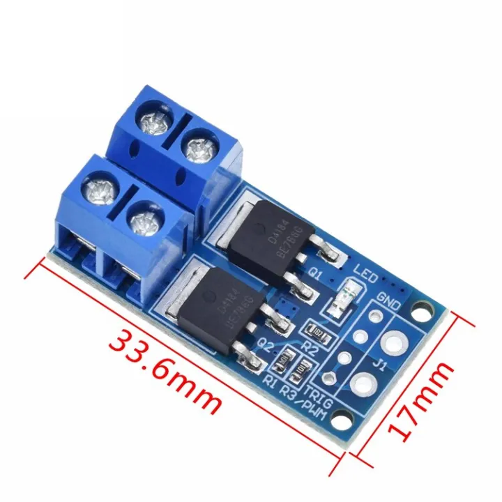15A 400W MOS FET Trigger Switch Drive Module PWM Regulator Control ...