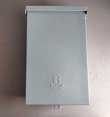 BOSTON ELECTRIC CIRCUIT BREAKER ENCLOSURE NEMA 3R WEATHERPROOF PANEL ...