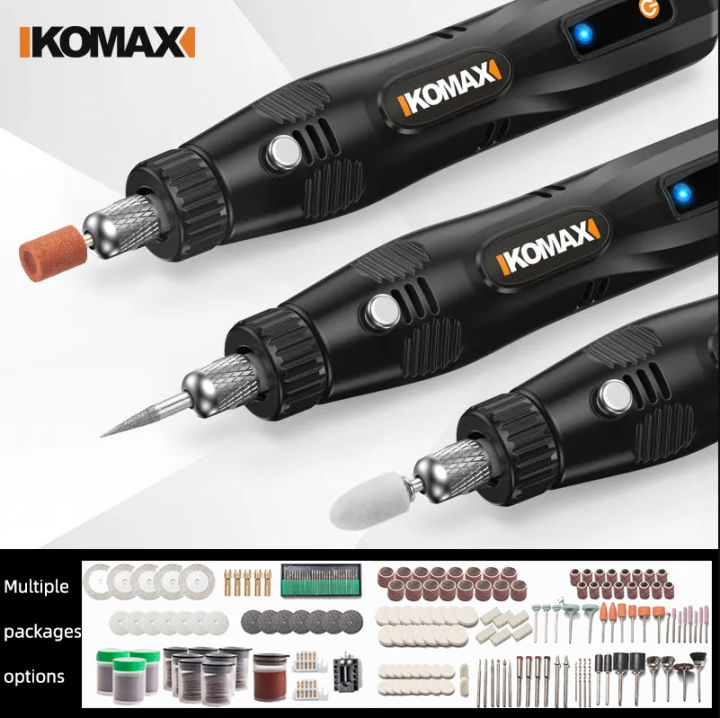 【Ready Stock】25pcs/343pcs/set Mini Electric Grinder Mini Dremel Drill ...