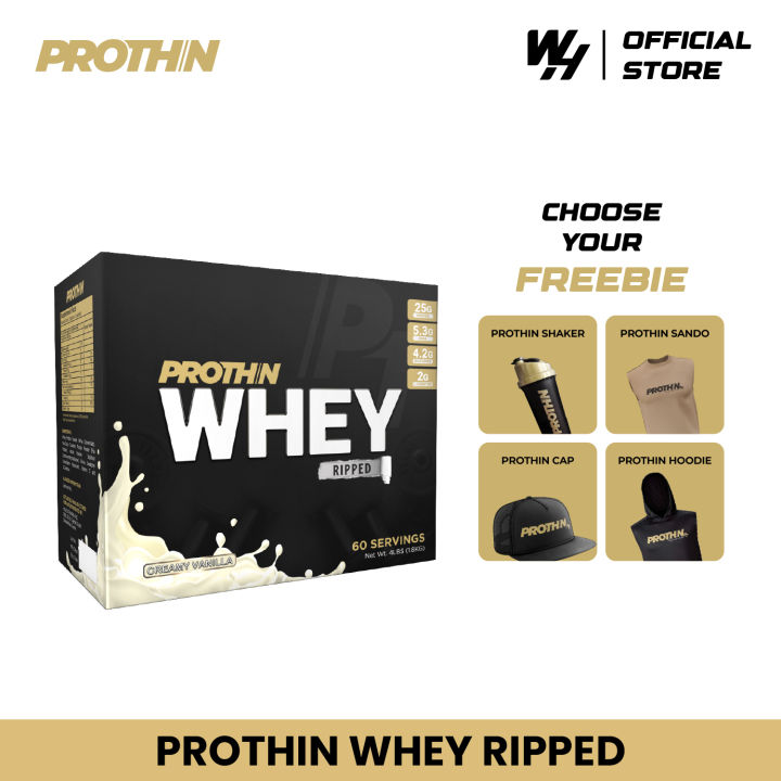 PROTHIN WHEY RIPPED PROTEIN 4lbs (60 servings) with FREE SHAKER | Lazada PH