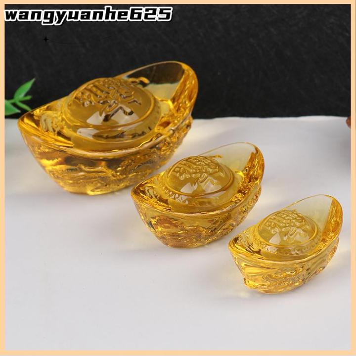 [WYH Store] COD Chinese Feng Shui Yuan Bao Dragon Pattern Ingot Lucky ...