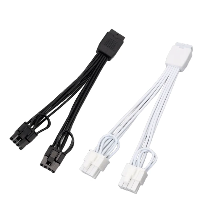 Double 8Pin PCIe Graphics Power Cable 12VHPWR Female Connectors ...