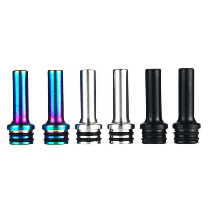 [Ship Today] 3 Colors SS Dr ip Tip Stainless Steel 510 Long Drip T ip ...