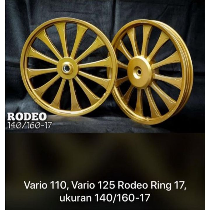 velg racing ring 17 motor metic honda model rodeo vario 110,beat,scoopy ...