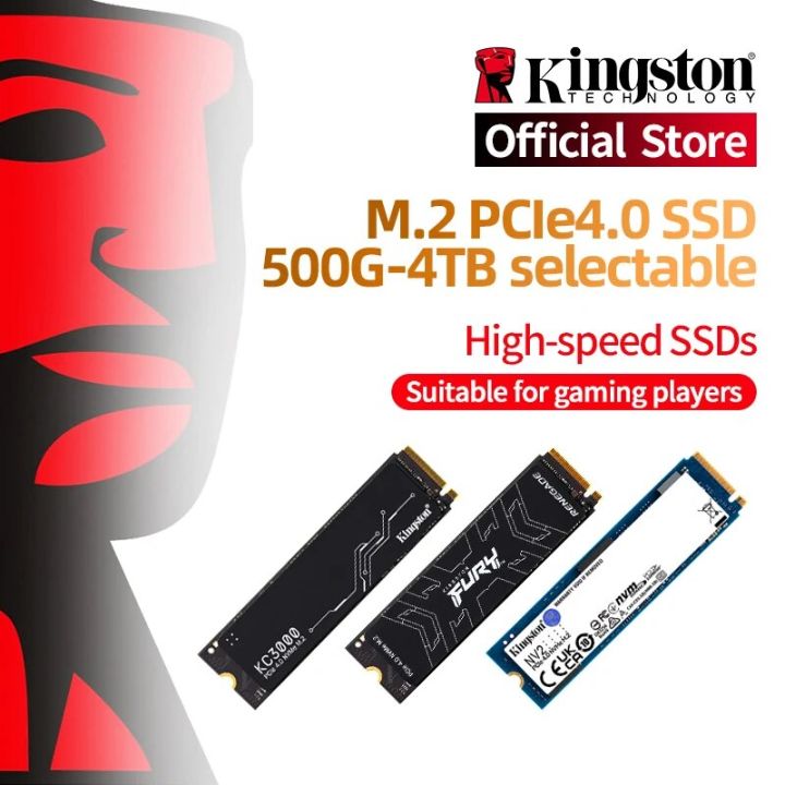 Kingston SSD M2 1Tb Nvme KC2500 Nvme Pcie 500Gb 1Tb 2Tb M2สถานะของแข็ง ...