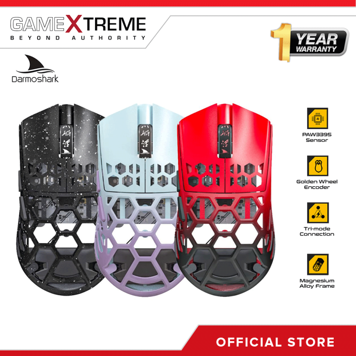 Darmoshark M2 Daero Tri-Mode Wireless Ultralight Gaming Mouse | Lazada PH