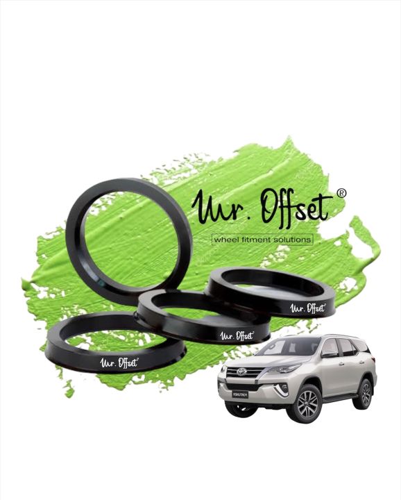 (4pcs) Mr Offset Hubcentric Ring Rota Rims Mags for Toyota Fortuner in ...