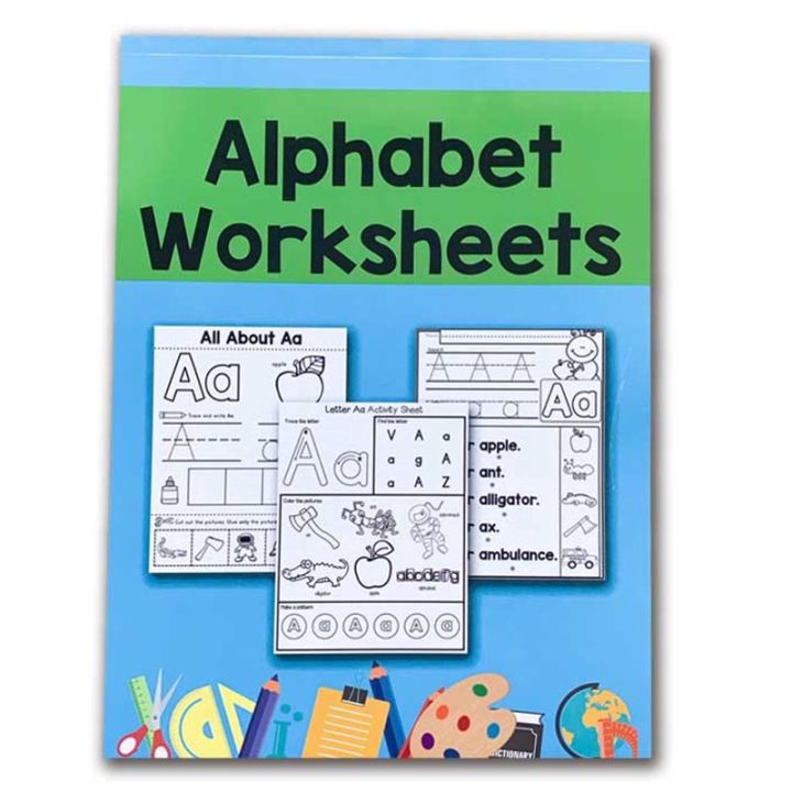 78 Pages/Book A4 Size Children English Letter Homework ABC 26Alphabet ...