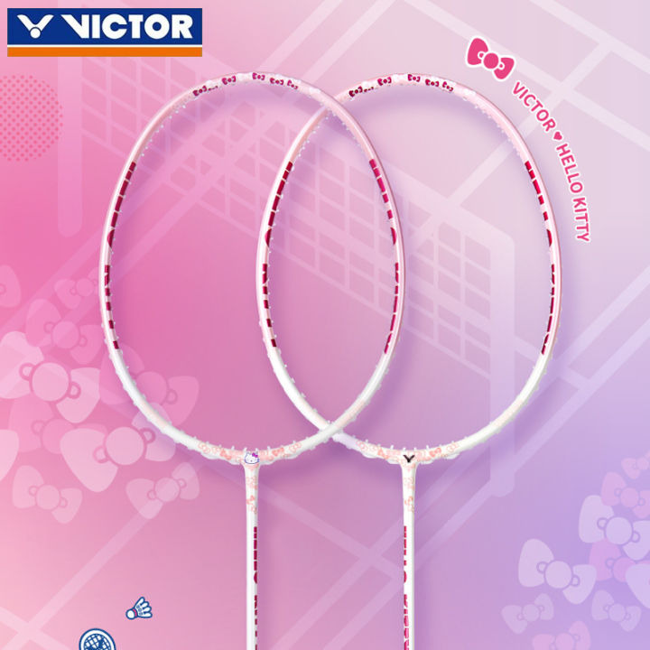 Victor x Hello Kitty badminton racket Single DriveX KT DX-KT (Bouquet ...