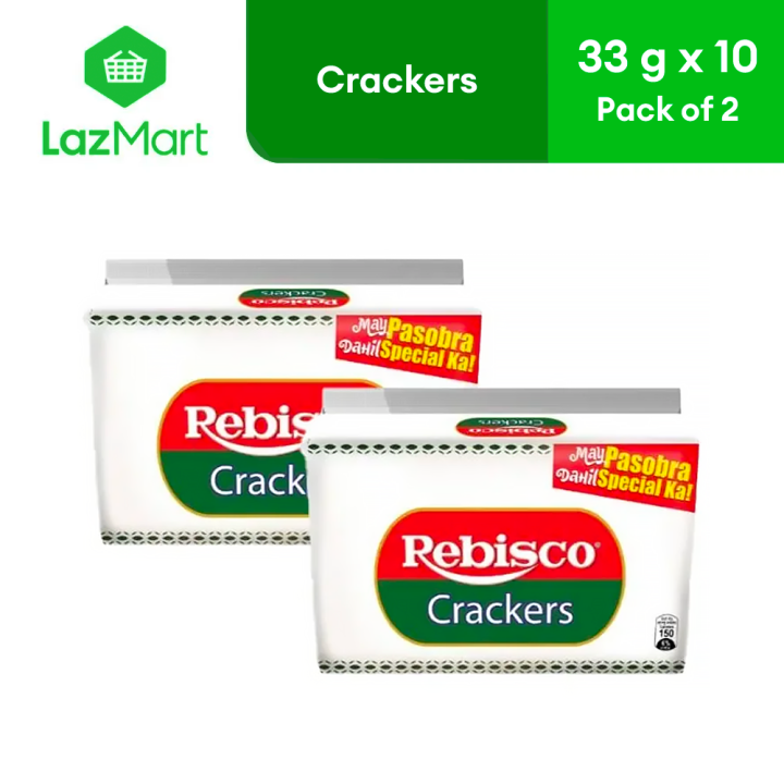 Rebisco Crackers 33 g x 10 - Pack of 2 | Lazada PH