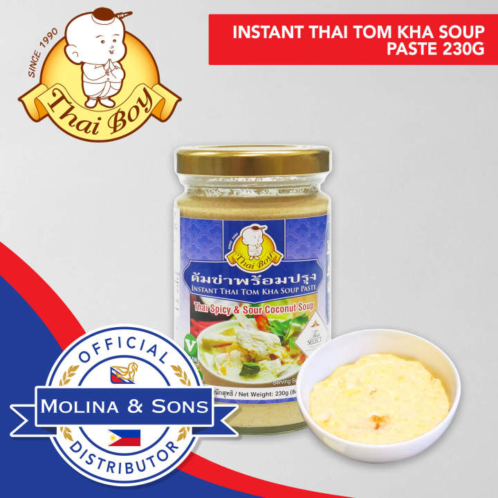 Thai Boy Instant Thai Tom Kha Soup Paste 230g | Lazada PH