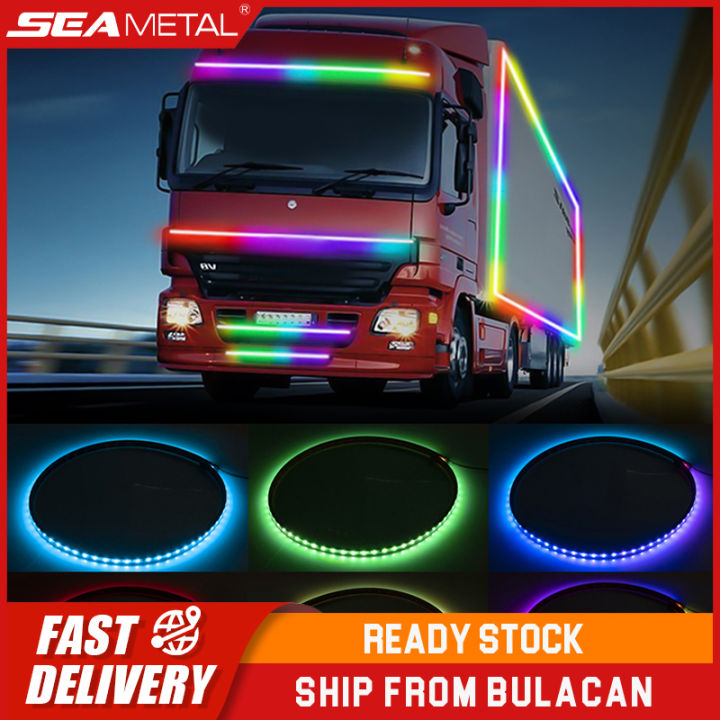 SEAMETAL LED Lights for Truck 24 Volts 12V Running Light Side Warning ...