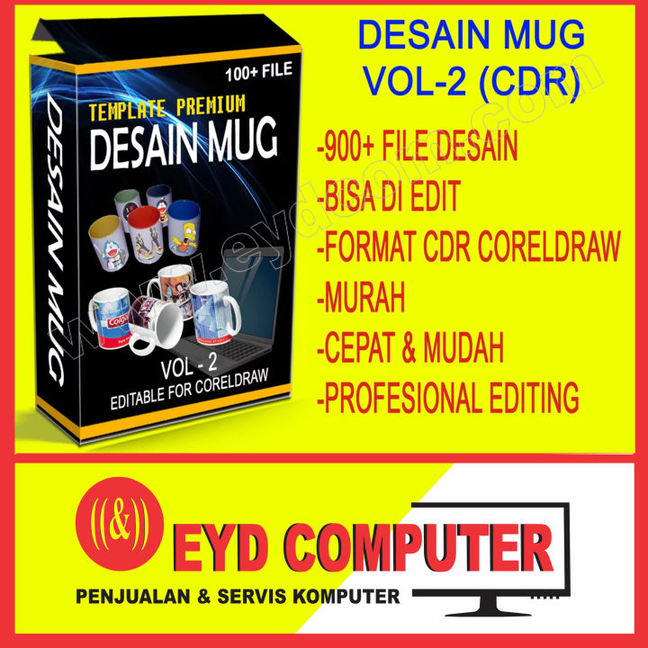 DESAIN MUG VOL-2 FORMAT CDR CORELDRAW GELAS MUG TEMPLETE CDR CORELDRAW | Lazada Indonesia