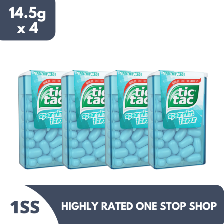 Tic Tac Spearmint 14.5g x 4 | Lazada PH