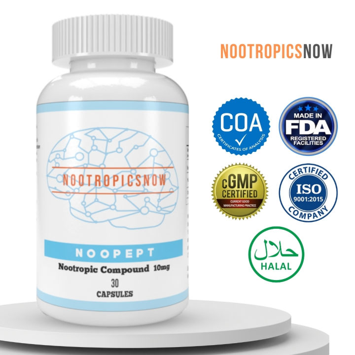 Noopept 10mg Supplement Scientifically Backed Nootropic Brain Booster ...