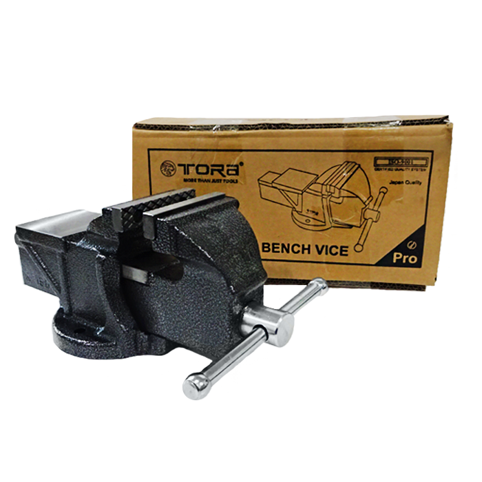 TORA Catok Paron Hitam 4 Inch - Bench Vice Fixed With Anvil | Lazada ...