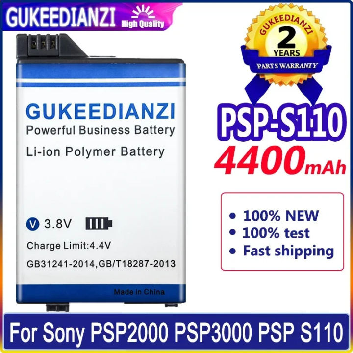 Mobile Phone Batteries 4400mAh For Sony PSP2000 PSP3000 PSP 2000 3000 ...