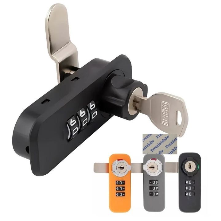 1Pcs ABS Plastic Password Cam Cabinet Lock With Thumbturn Knob 3 ...