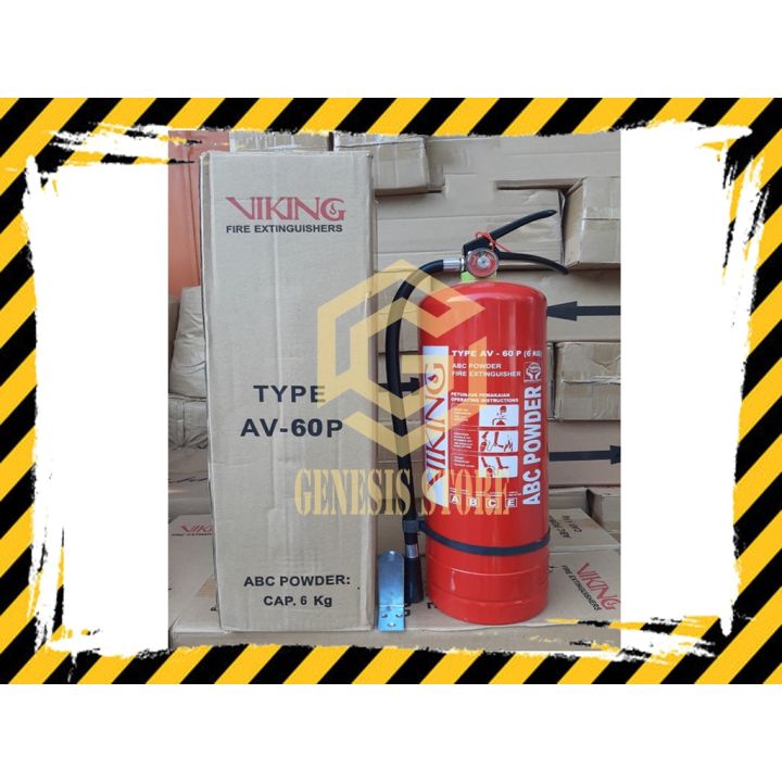 Alat Pemadam Api Tabung APAR Powder 6 Kg Merk VIKING AV 60P Fire Extinguisher Original Warranty ...
