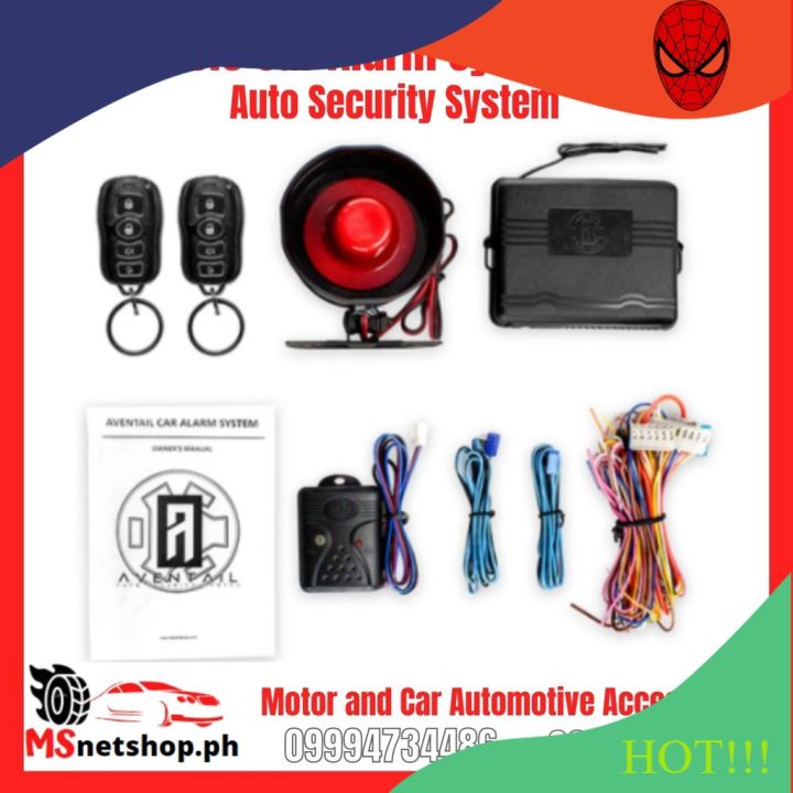 AS Basic Car Alarm System Aventail Auto Security System AV-21 . | Lazada PH