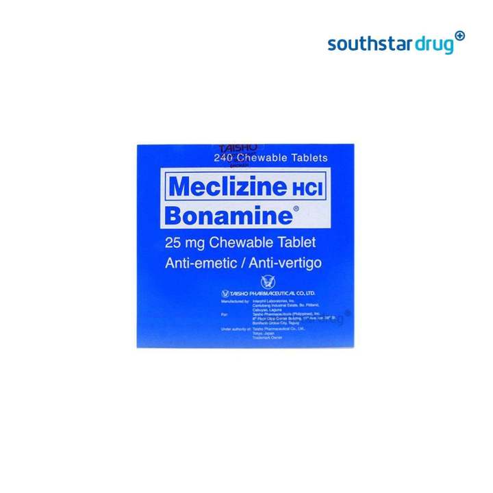 Bonamine 25 mg Chewable Tablet 20s | Lazada PH