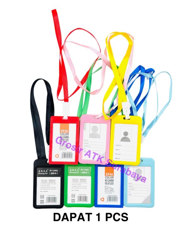 ( 1 SET ID CARD + TALI ) Name Tag ID Card B1 + TALI Lanyard Name Tag ...