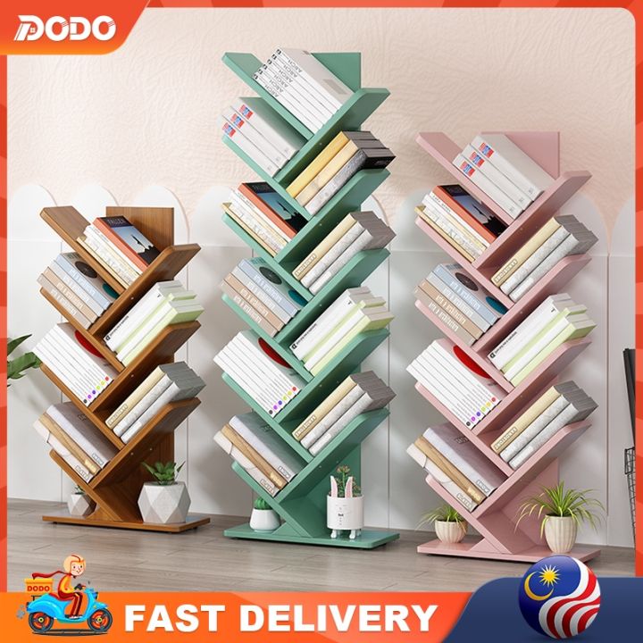 DO 【READY STOCK】35 Tier Wooden Multipurpose Rack Book Shelf Storage ...