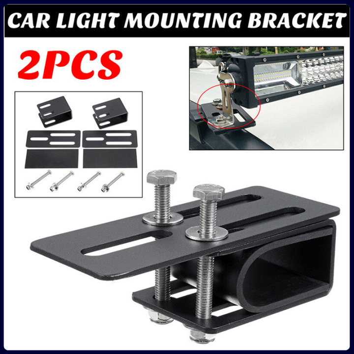Engine Hood LED Light Bar Mounting Bracket Work Mount Holder Base ...