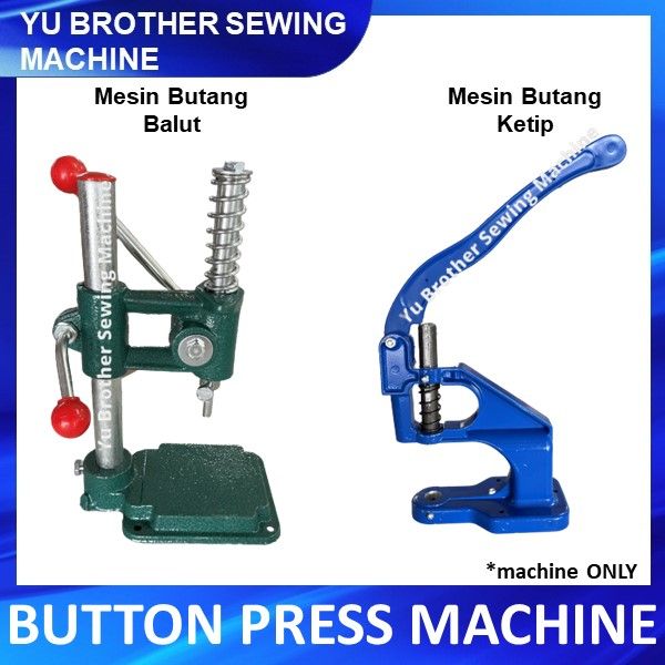 Mesin Butang Balut/Bungkus ( Hand Press Machine ) / Mesin Butang Ketip ...