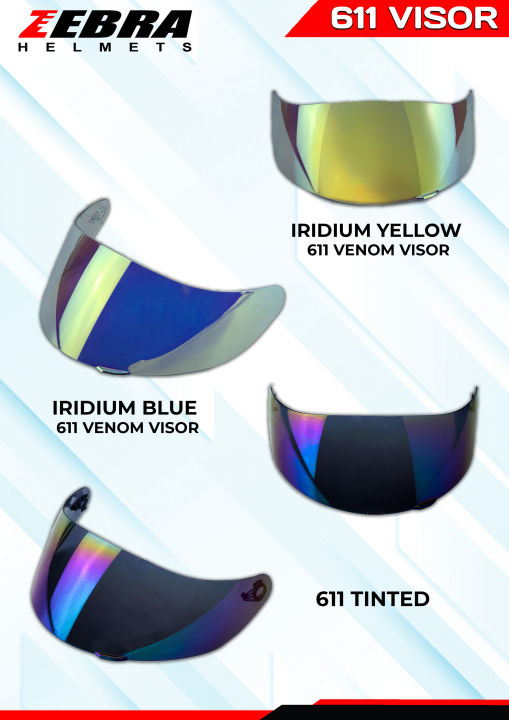 zebra 611 helmet visor | Lazada PH