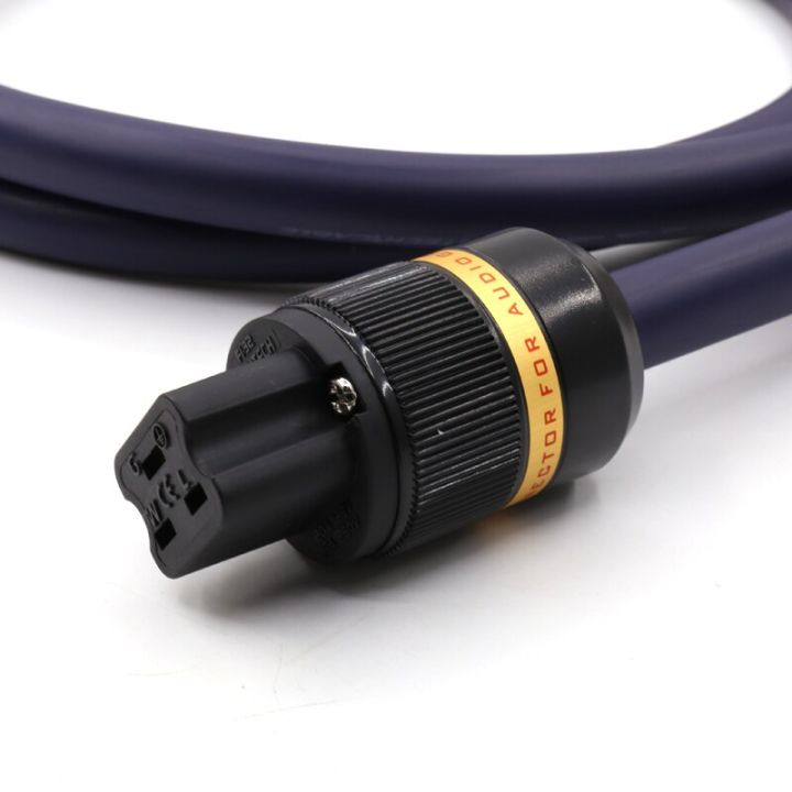 Audio Power Cord Cable HIFI Power Kabel With 20A Pure Copper IEC Schuko ...