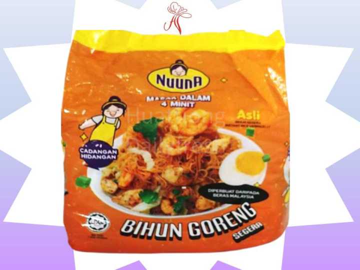Nuuna Instant Rice Vermicelli 5'Sx65g Original Spicy Huat Tiong | Lazada
