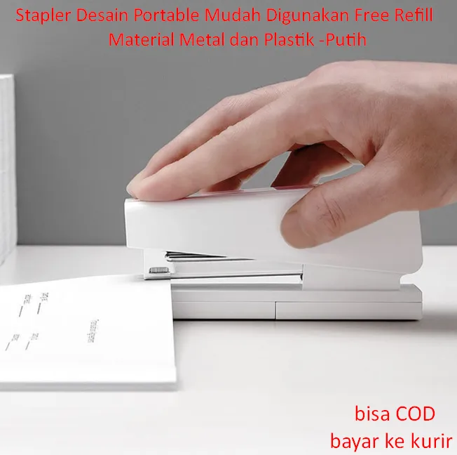 Stapler Desain Portable Mudah Digunakan Free Refill Material Metal dan ...