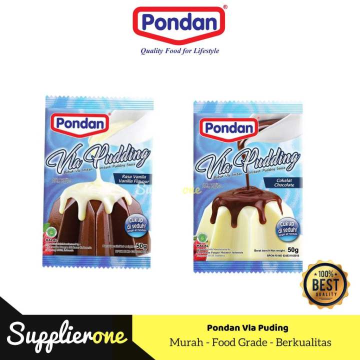 Vla Puding Pondan / Vla Puding / Fla Puding / Vla Puding Instan / Vla ...