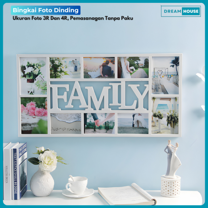 Bingkai Foto Tempel Dinding Tanpa Paku Aesthetic Frame Foto Pigura ...
